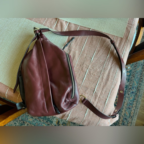 rag & bone | Bags | Rag Bone Red Leather Sling Back Pack | Poshmark
